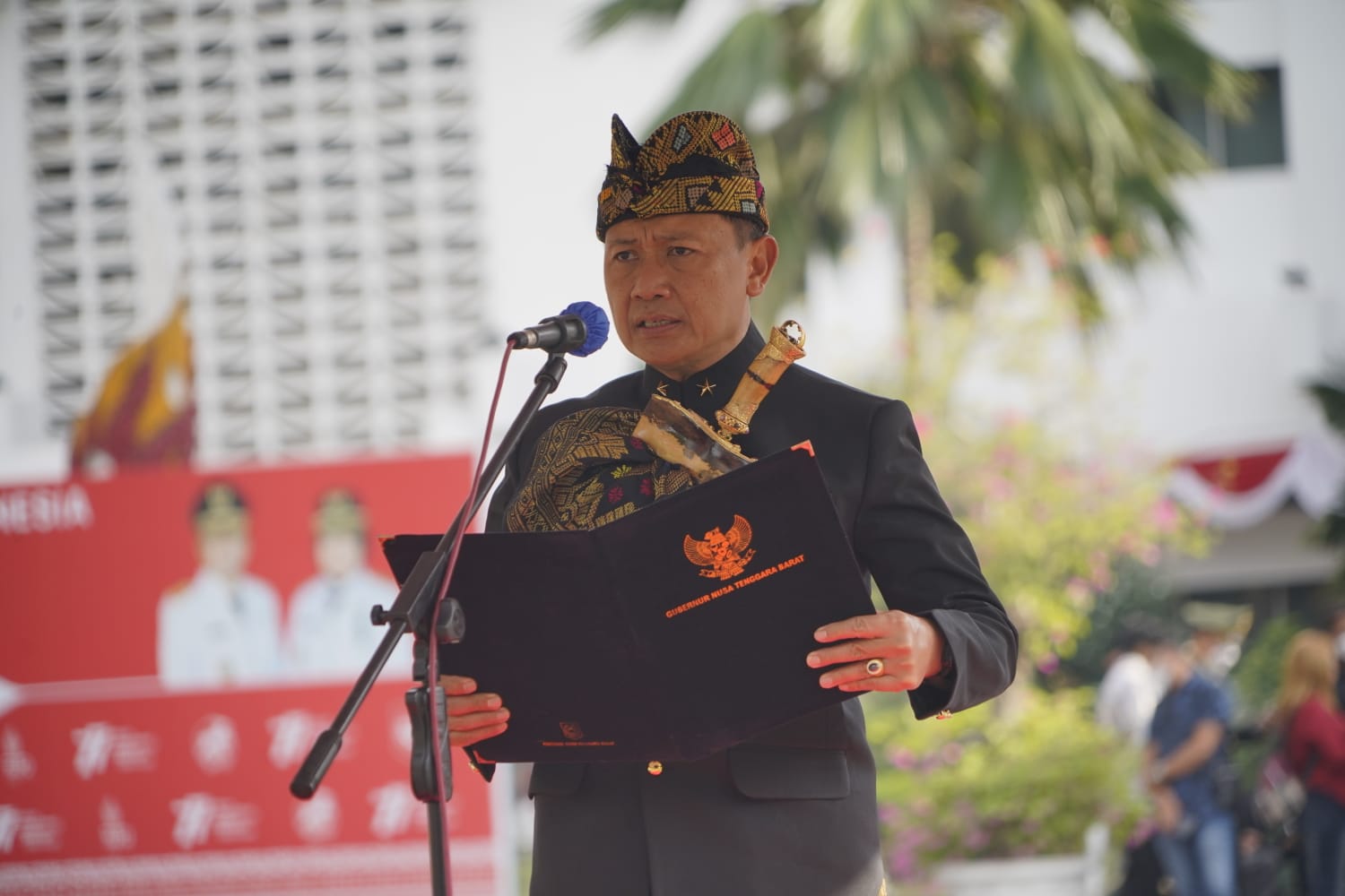 Danrem 162/WB, Inspektur Upacara Bendera dalam rangka Memperingati HUT ...